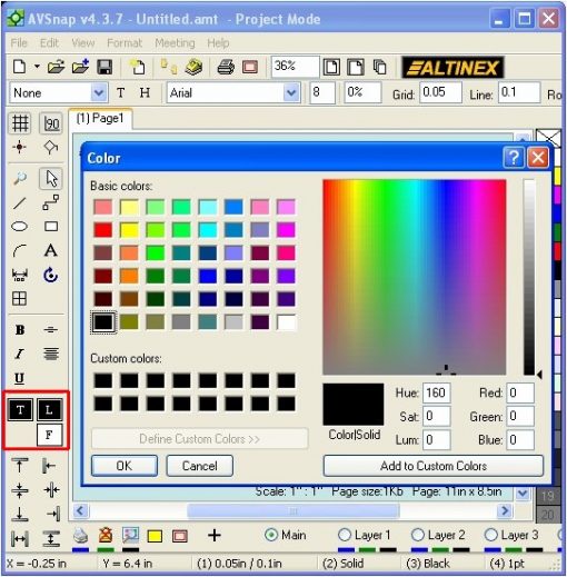 How to Set Default Configurations for Drawing Tools | AVSnap Web Site